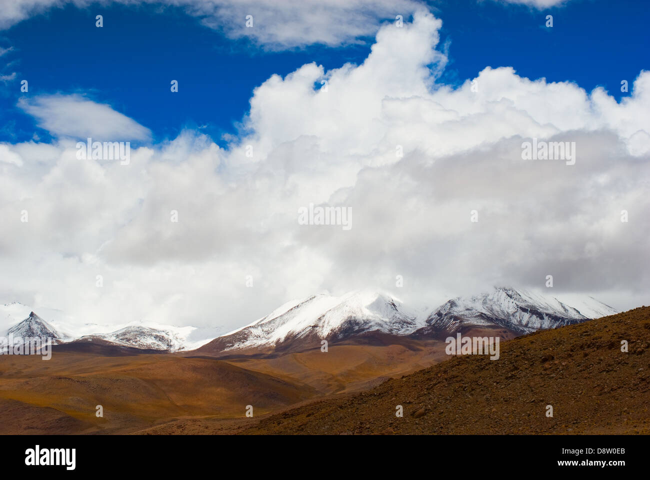 snowy peaks of mountains Stock Photo - Alamy