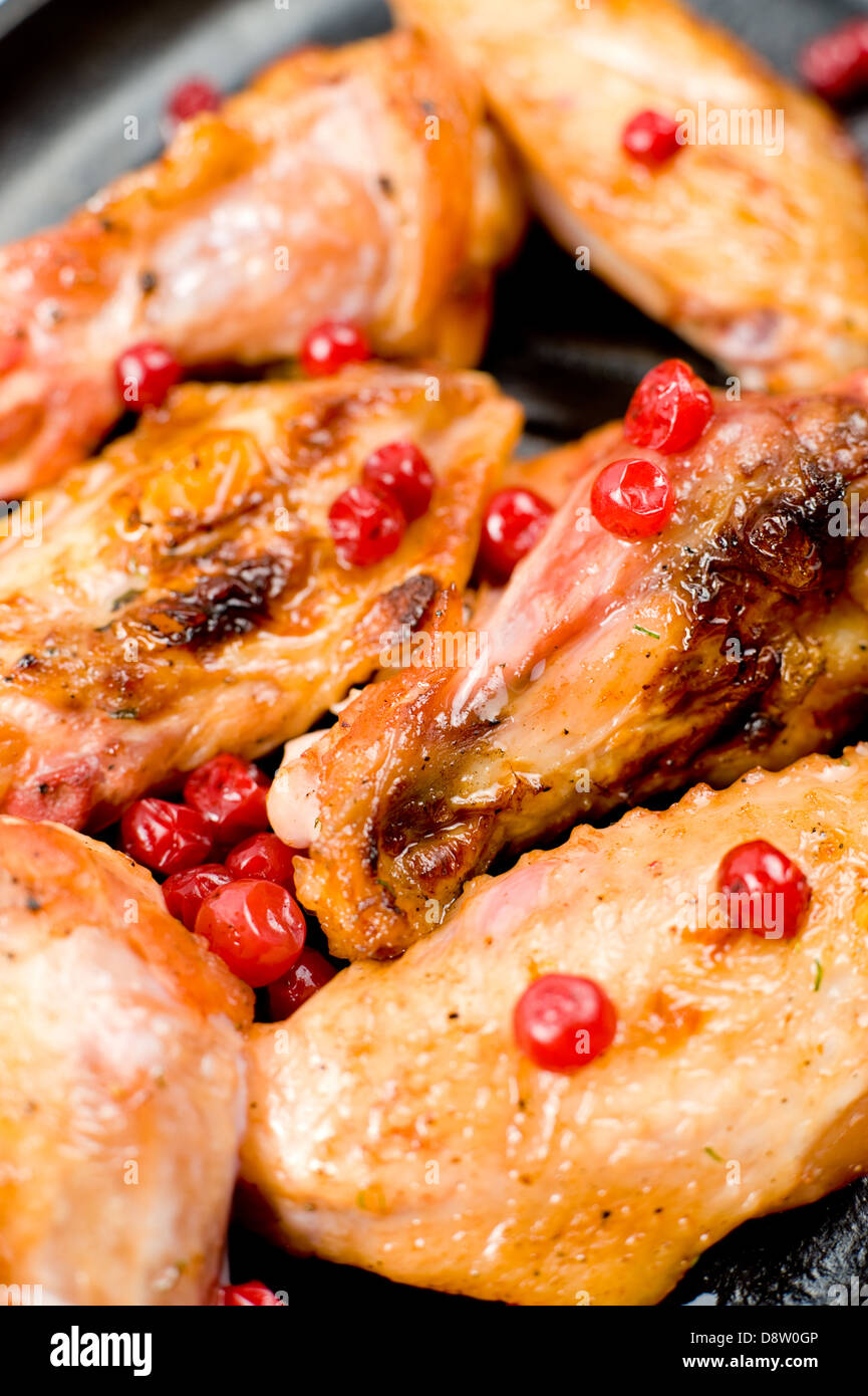 Chicken winglet hi-res stock photography and images - Alamy