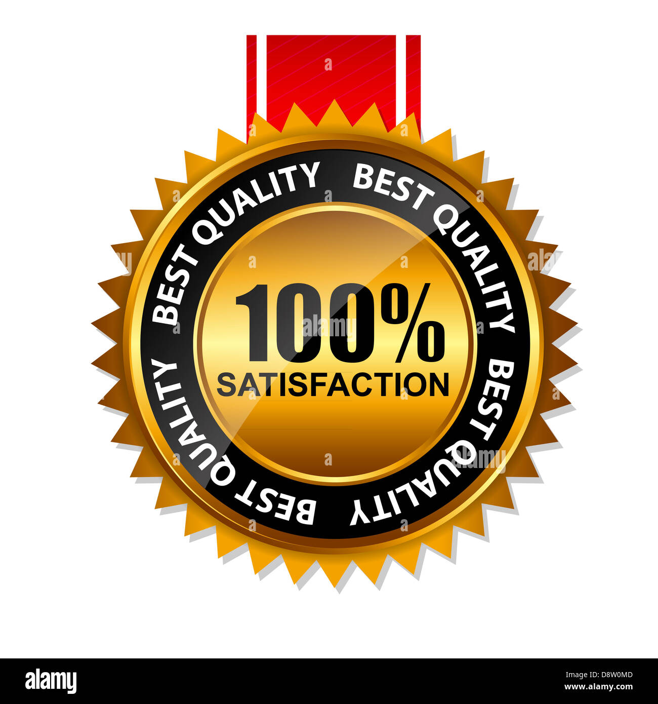 Vector gold sign, label template Stock Photo - Alamy