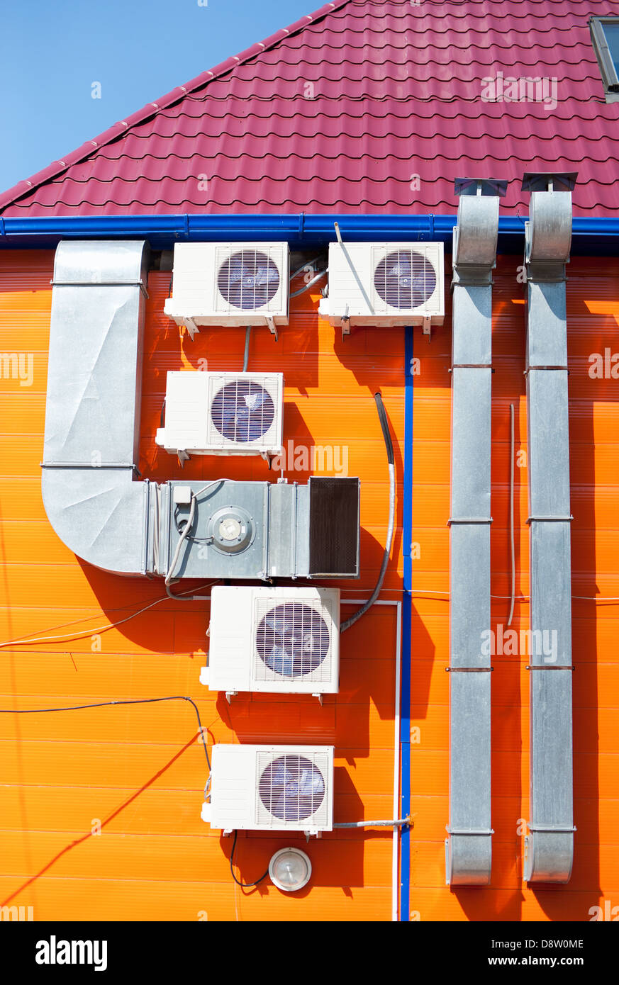 ventilation and air conditioners Stock Photo - Alamy
