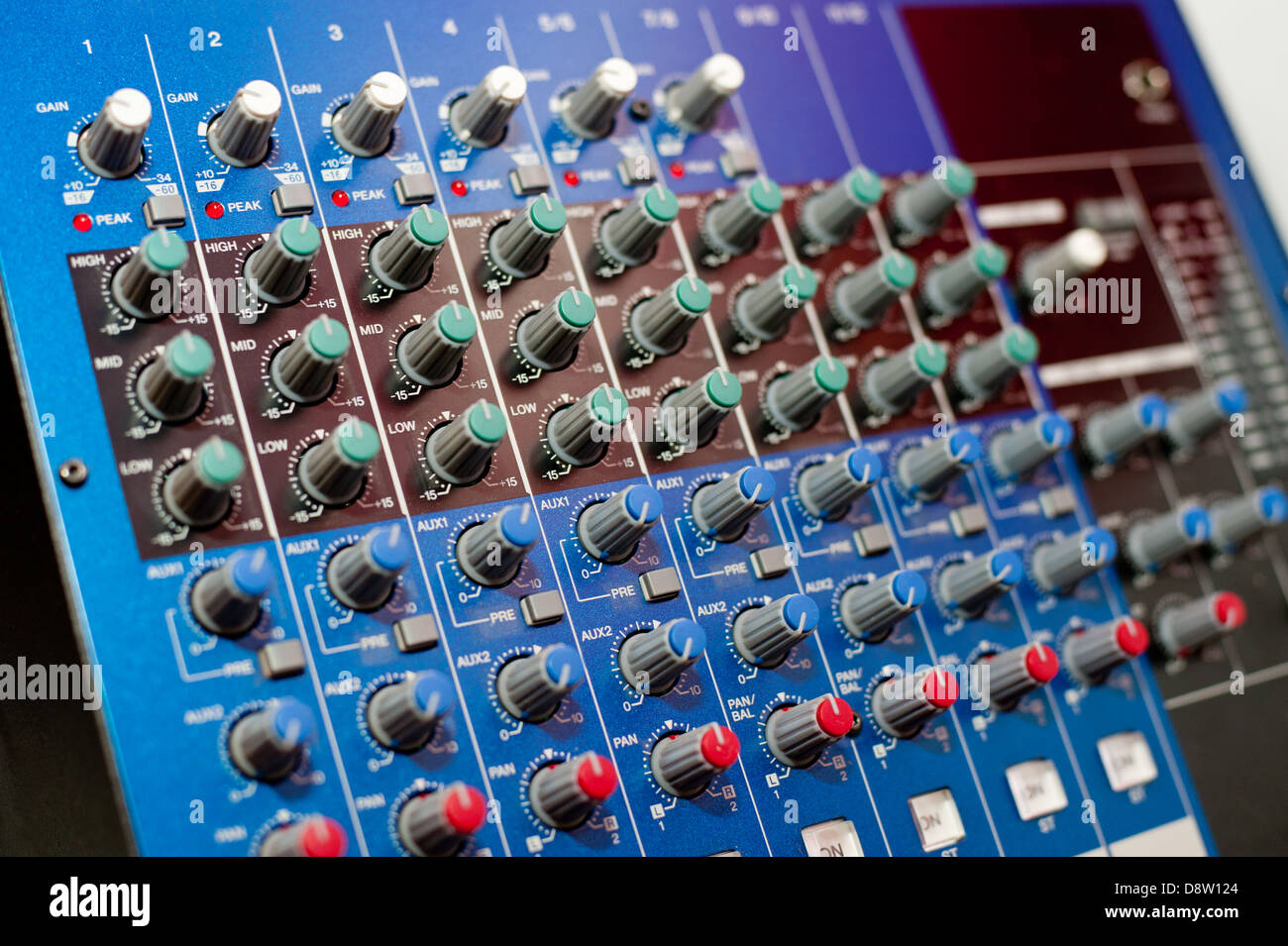 audio control console Stock Photo - Alamy