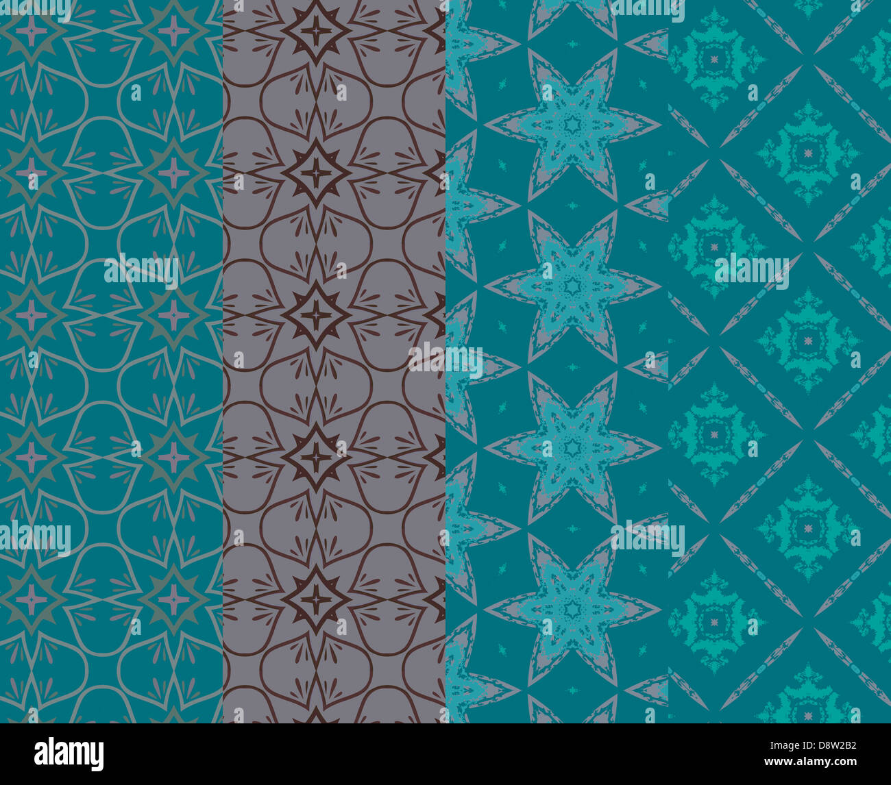 Set of seamless abstract pictures Stock Photo - Alamy