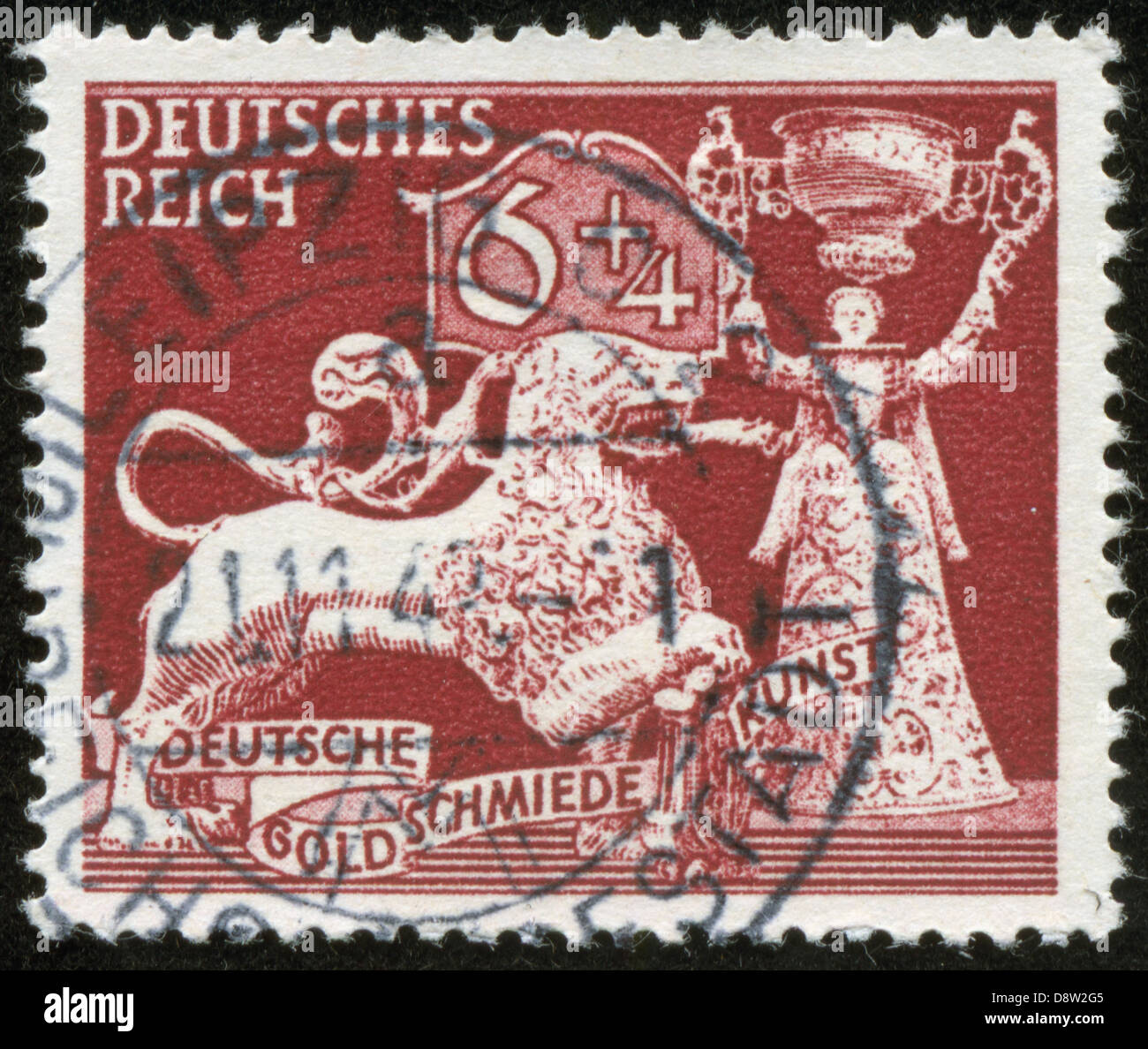 stamp of fascist Germany Stock Photo - Alamy