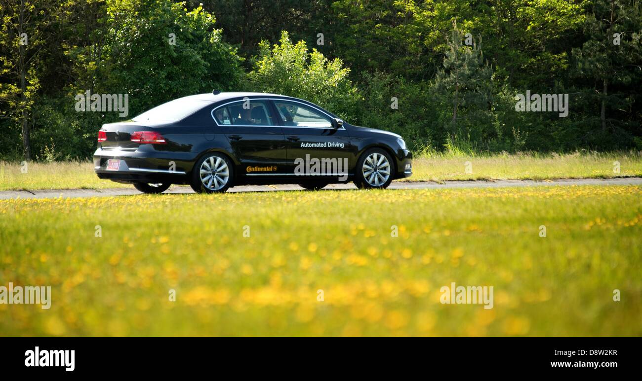 A test car from automotive parts manufacturer Continental that can ...