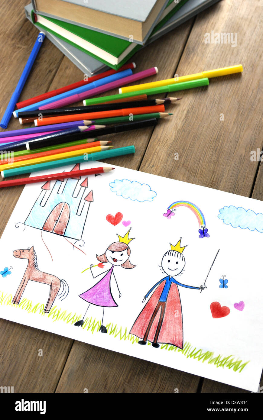 Prince And Princess Drawing