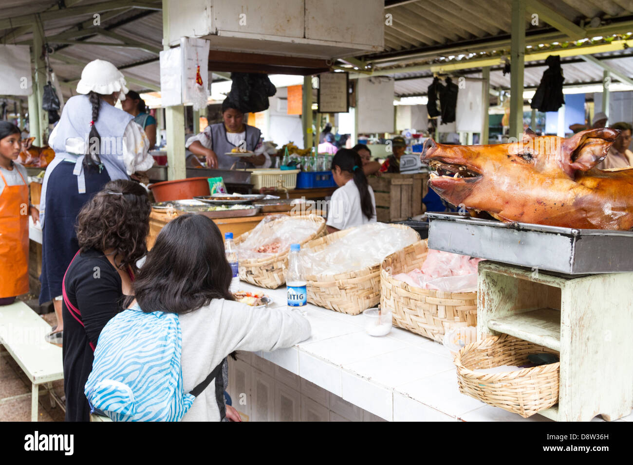 Saturday Market, Otavalo, Ecuador Stock Photo - Alamy