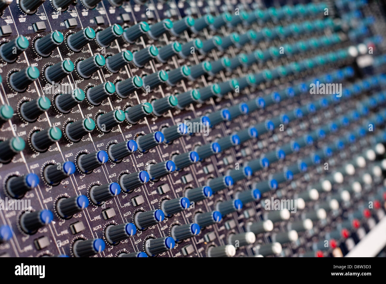 audio control console Stock Photo - Alamy