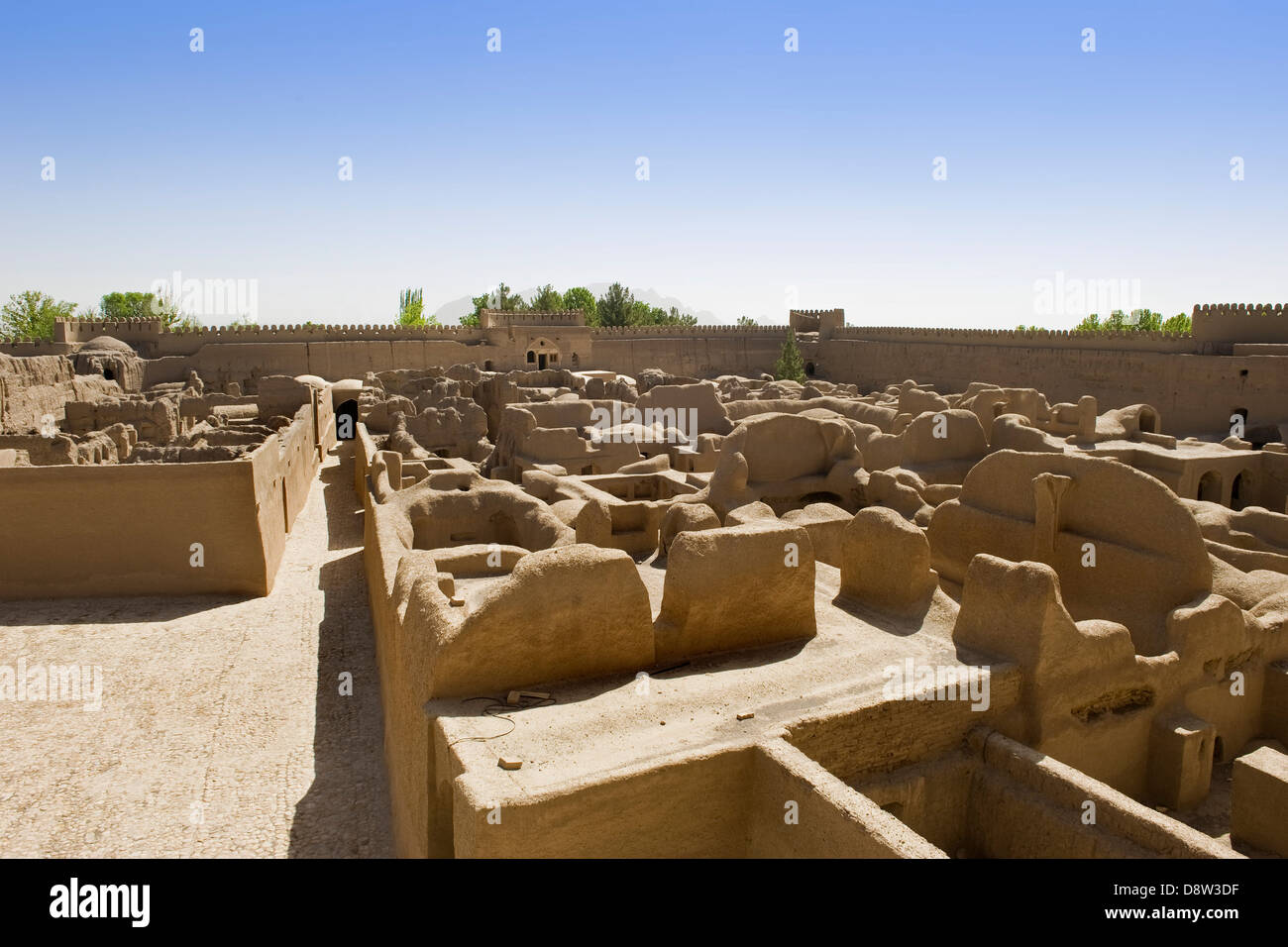 Iran, Rayen, Arg E Rayen citadel Stock Photo - Alamy
