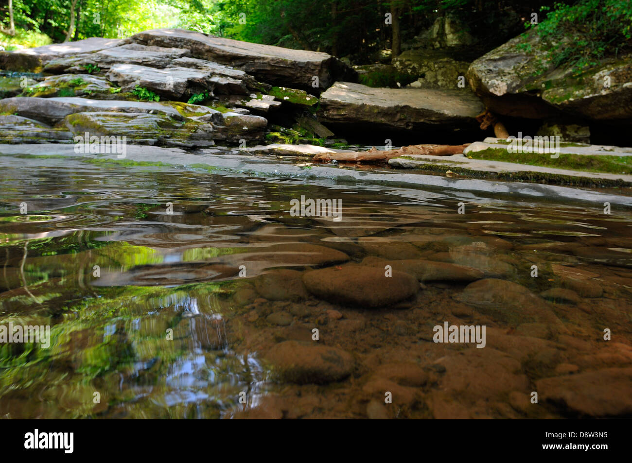 Waterfalls on Kaaterskill Creek in the Catskills Mountains - New York ...