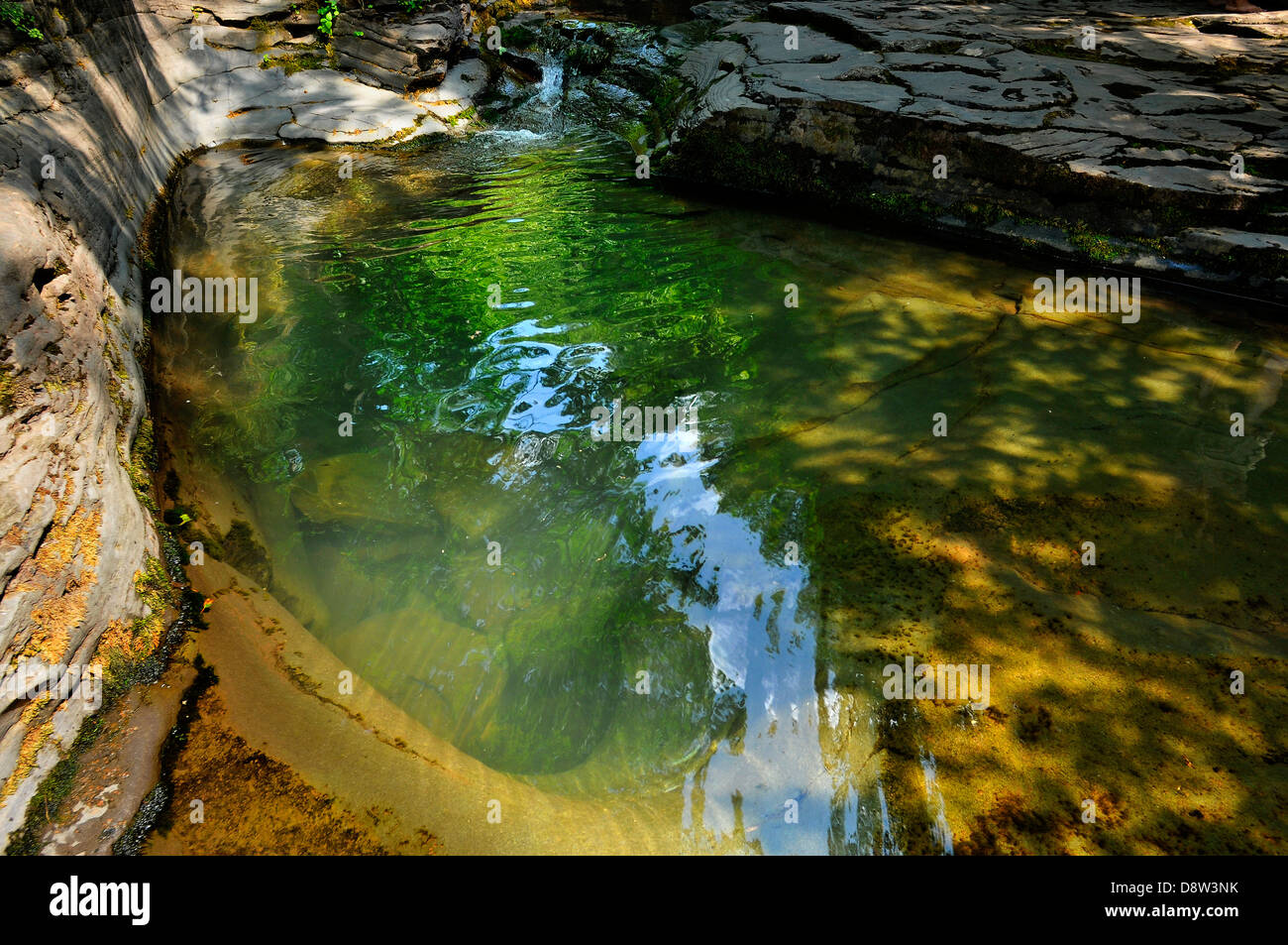 Waterfalls on Kaaterskill Creek in the Catskills Mountains - New York ...
