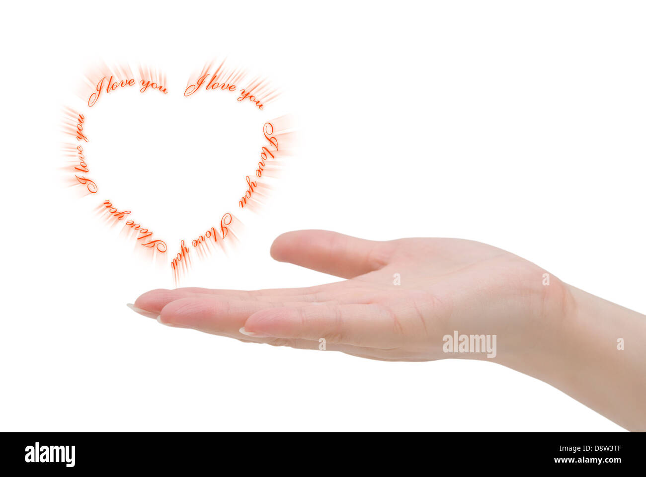 heart offering hand Stock Photo - Alamy