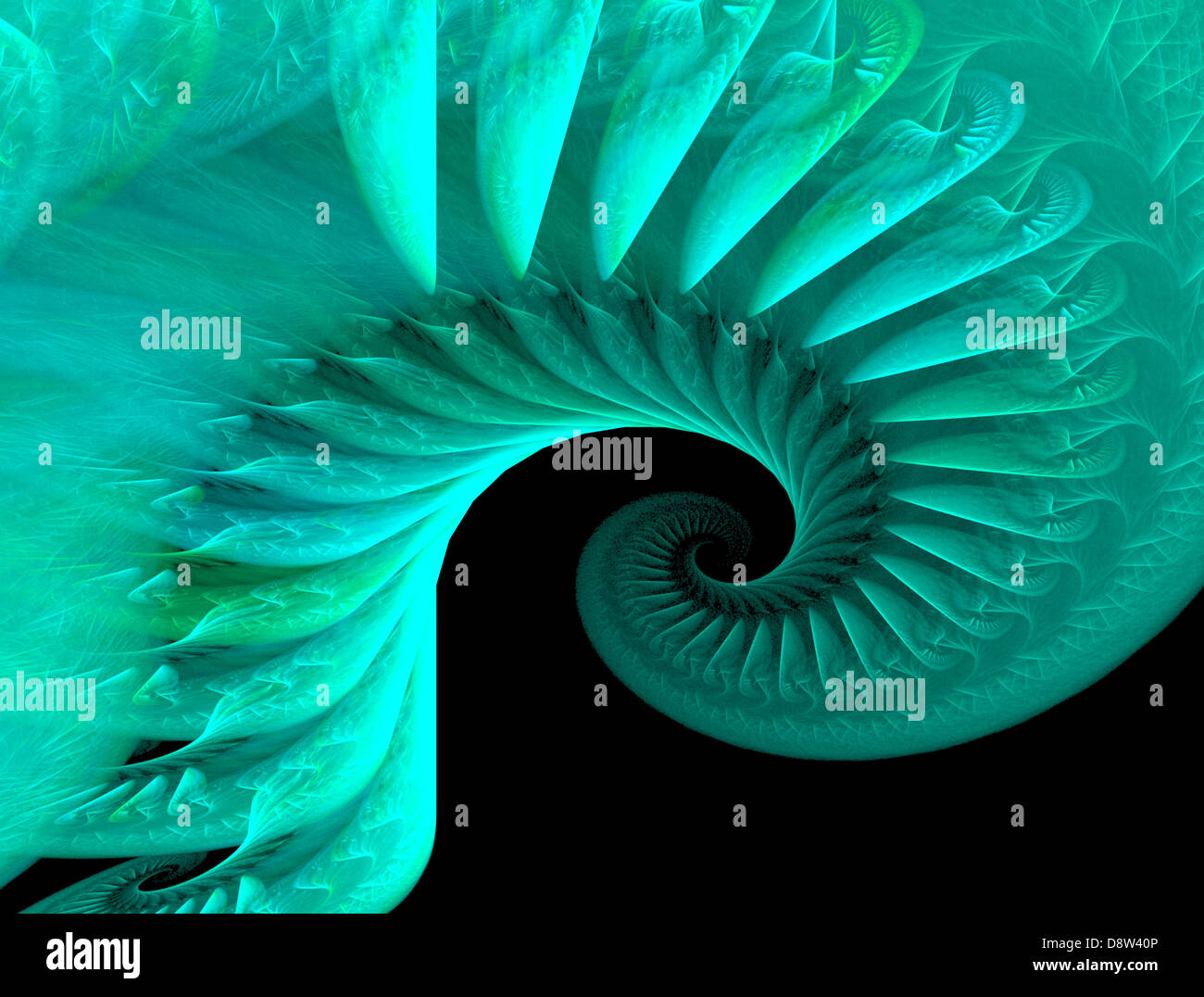 Fractal spiral hi-res stock photography and images - Alamy