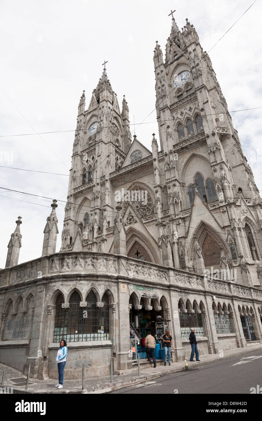 Basilica del Voto Nacional, Quito, Old City, Ecuador Stock Photo - Alamy
