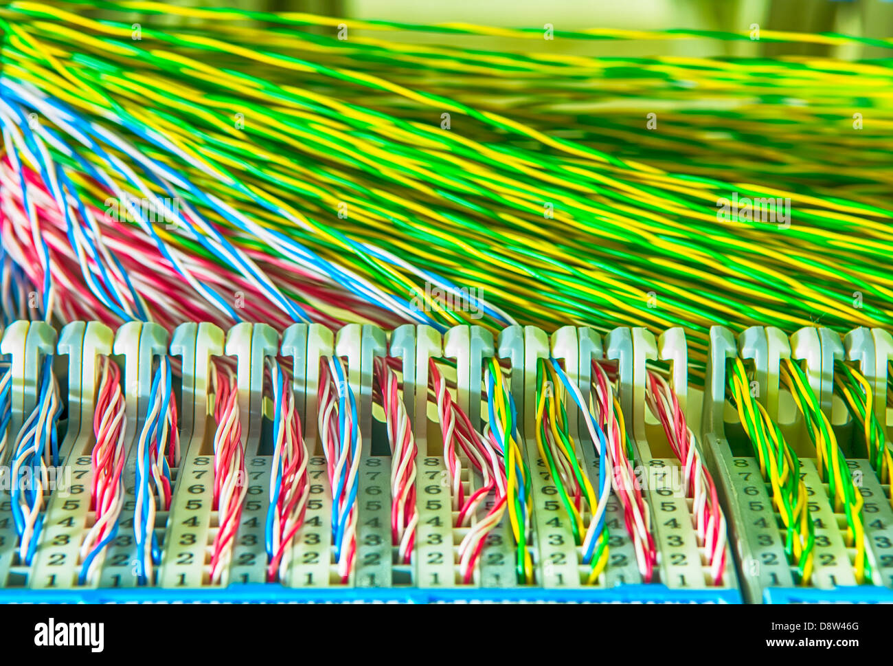 communication and internet network server room Stock Photo - Alamy