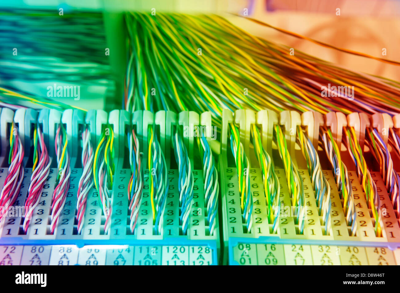 communication and internet network server room Stock Photo - Alamy
