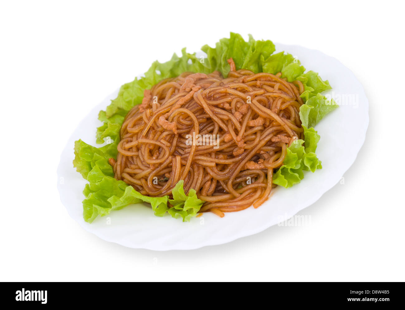 Chinese food. Starch noodles, clipping path Stock Photo - Alamy