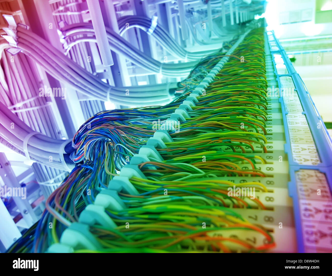 communication and internet network server room Stock Photo - Alamy