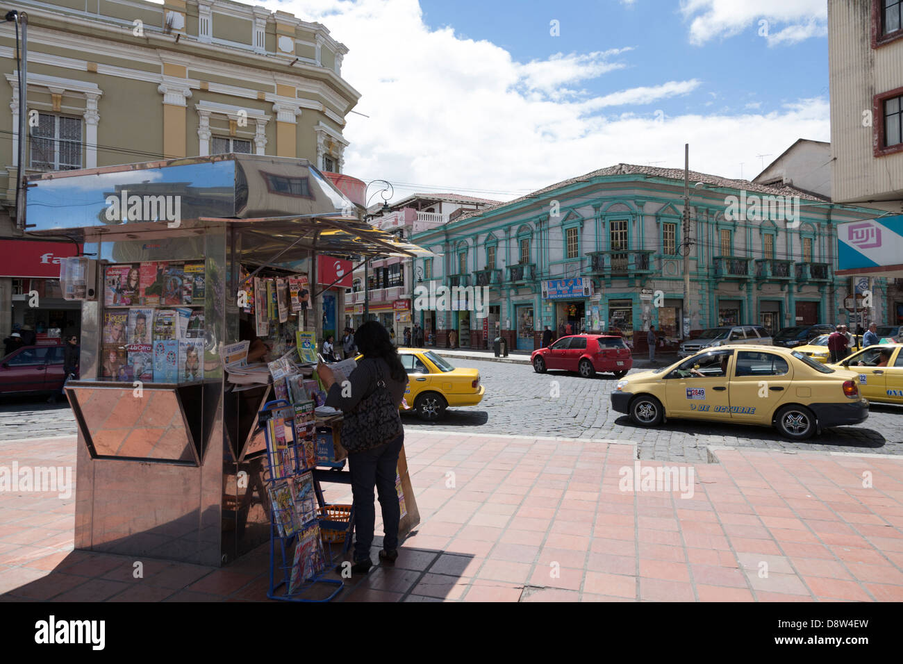 Parque Sucre, Riobamba, Ecuador Stock Photo - Alamy