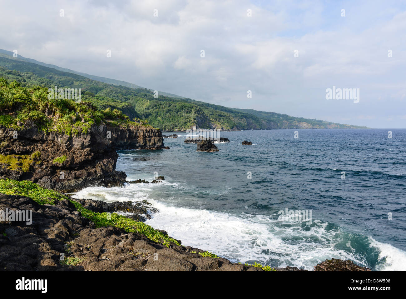 Cliffs in Maui Hawaii Stock Photo - Alamy