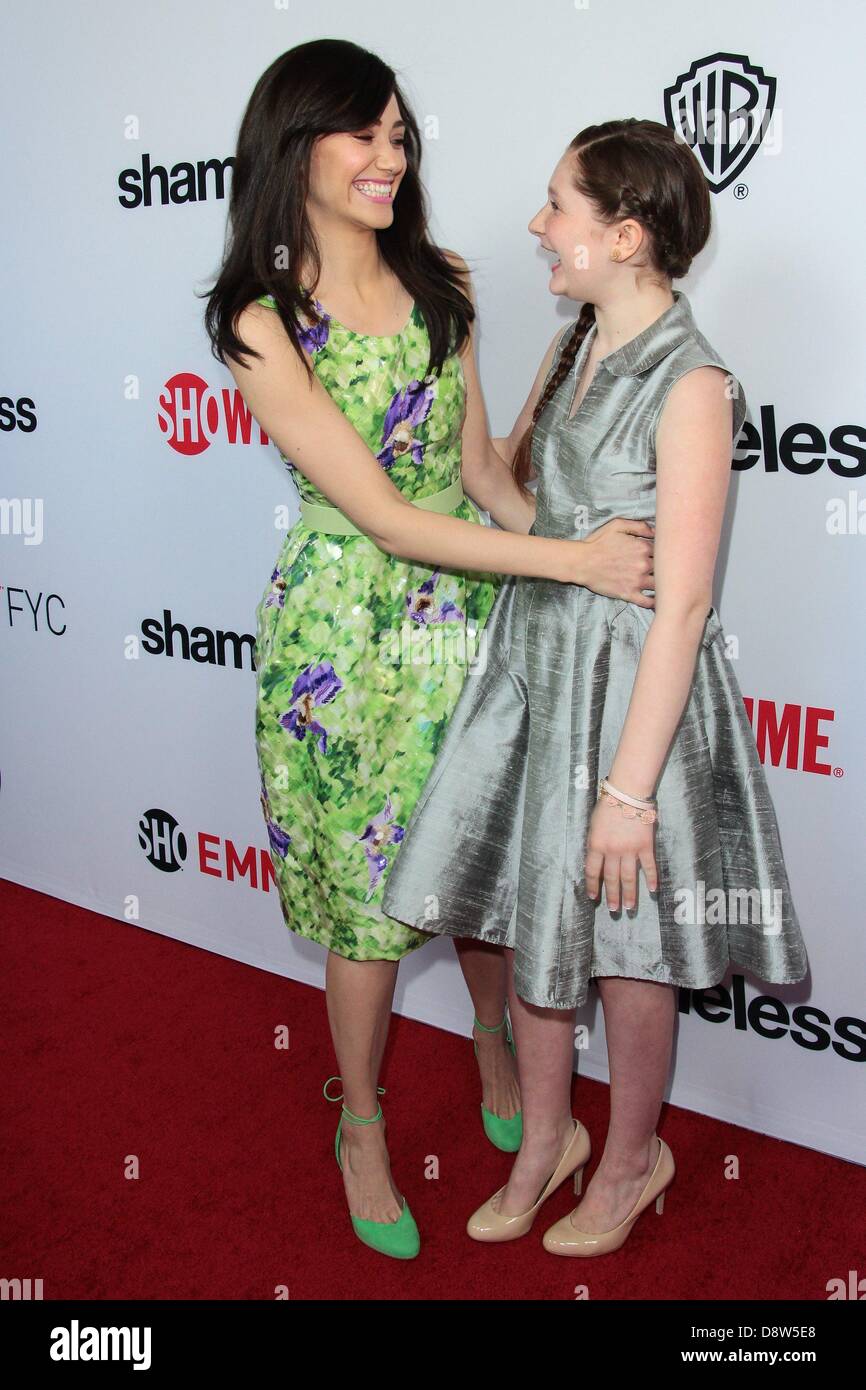 Los Angeles, California, USA. 4th June 2013. Emma Kenney, Emmy Rossum ...