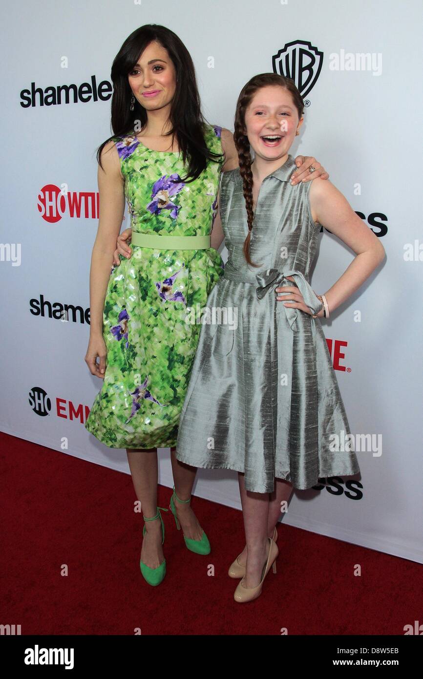 Emma kenney and emmy rossum hi-res stock photography and images - Alamy