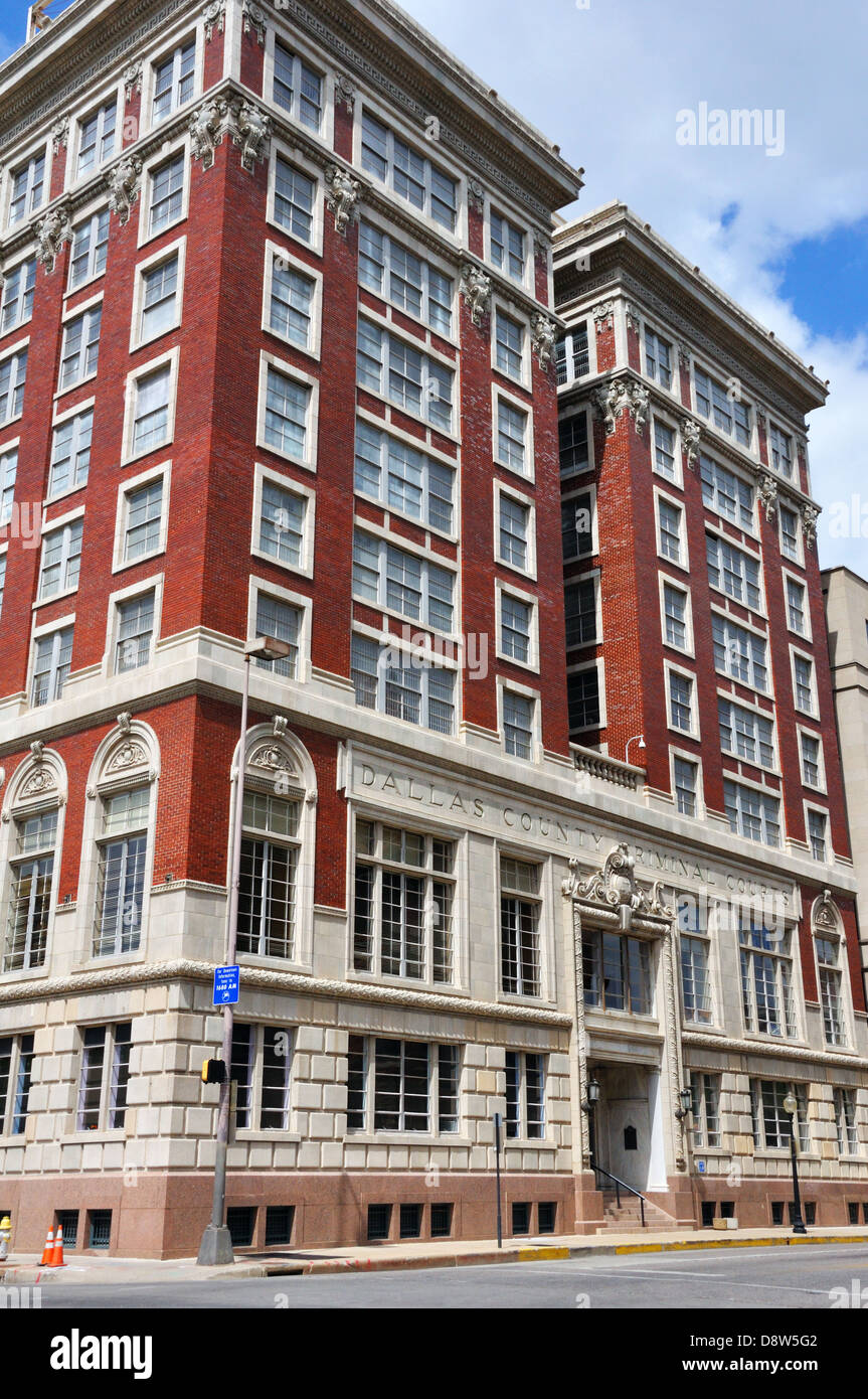 Criminal Courts building, Dallas, Texas, USA Stock Photo - Alamy