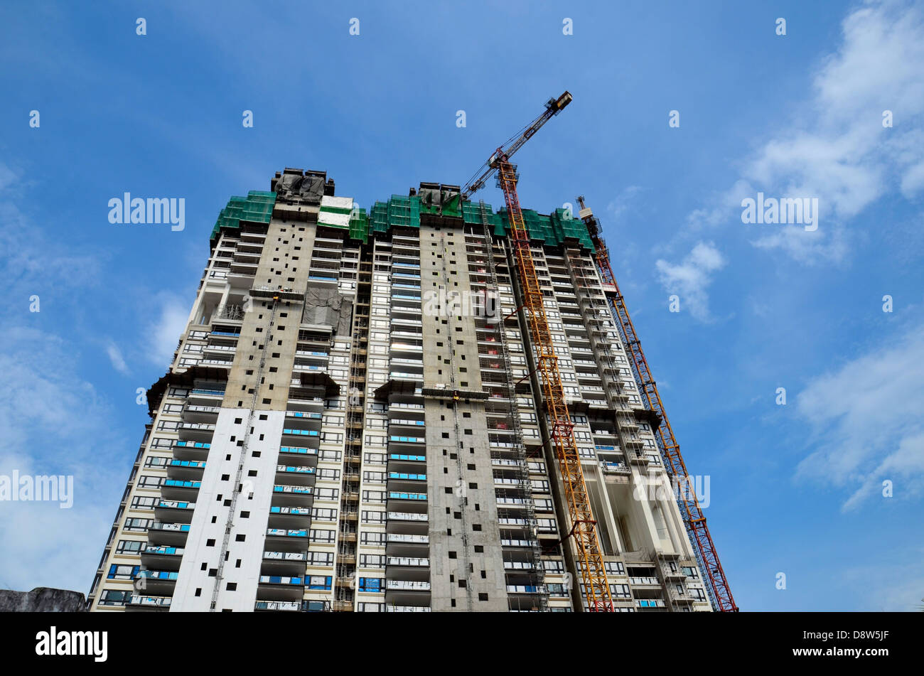 High rise building under construction Stock Photo - Alamy