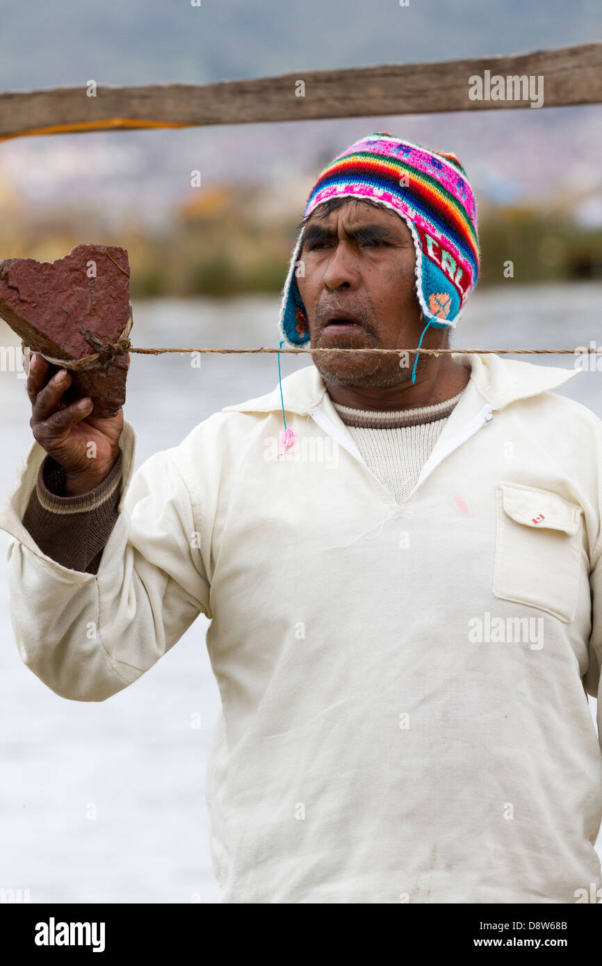 Uros Islands, Lake Titicaca, Peru Stock Photo - Alamy