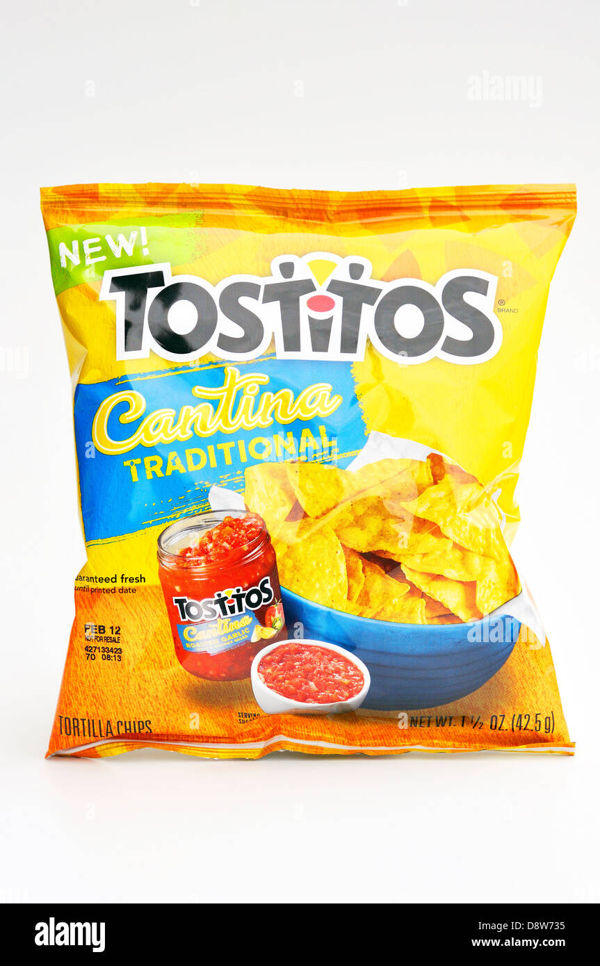 Package of corn Tostitos Stock Photo - Alamy