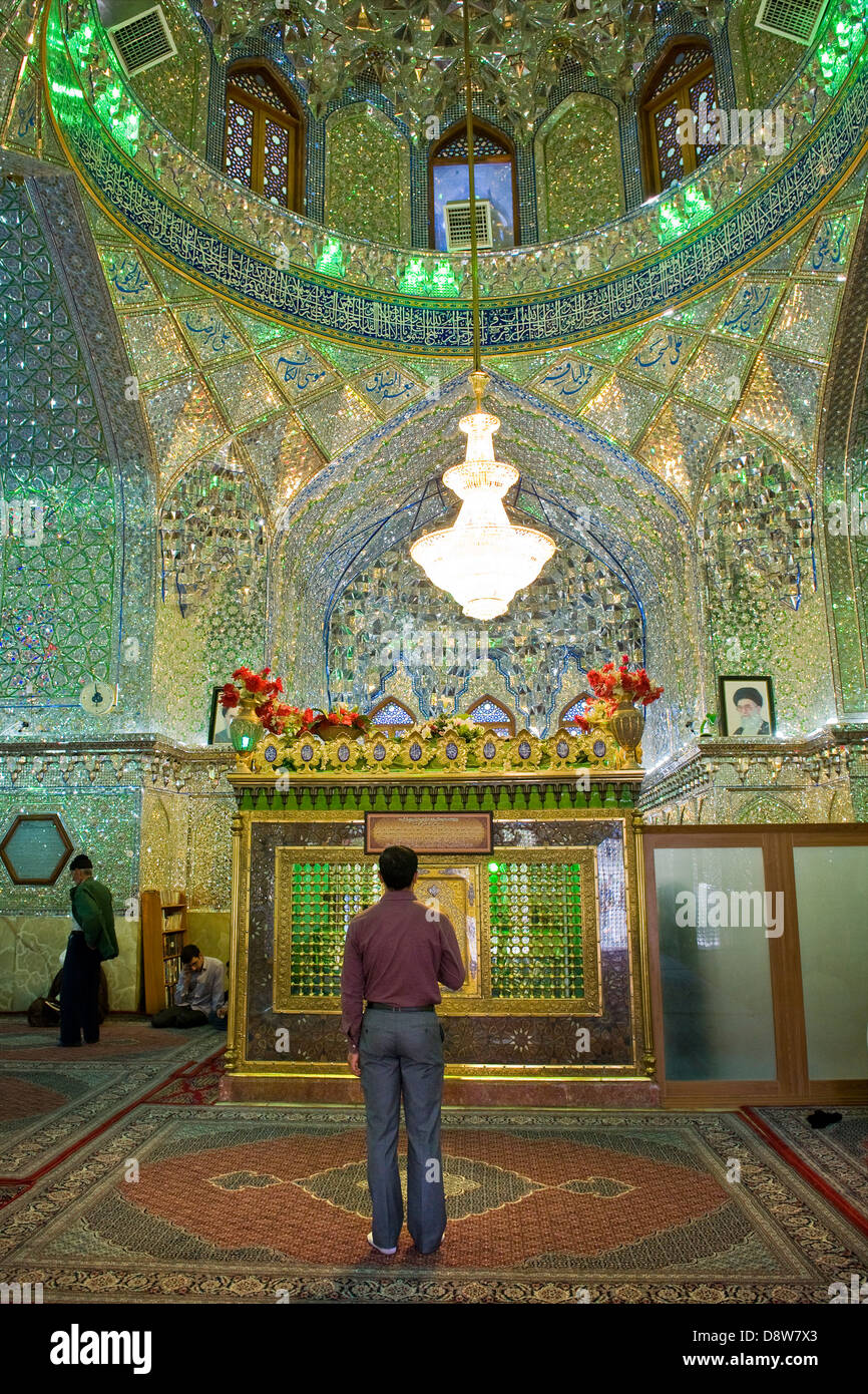 Iran, Shiraz, Aliebne Hamze Shrine Stock Photo - Alamy