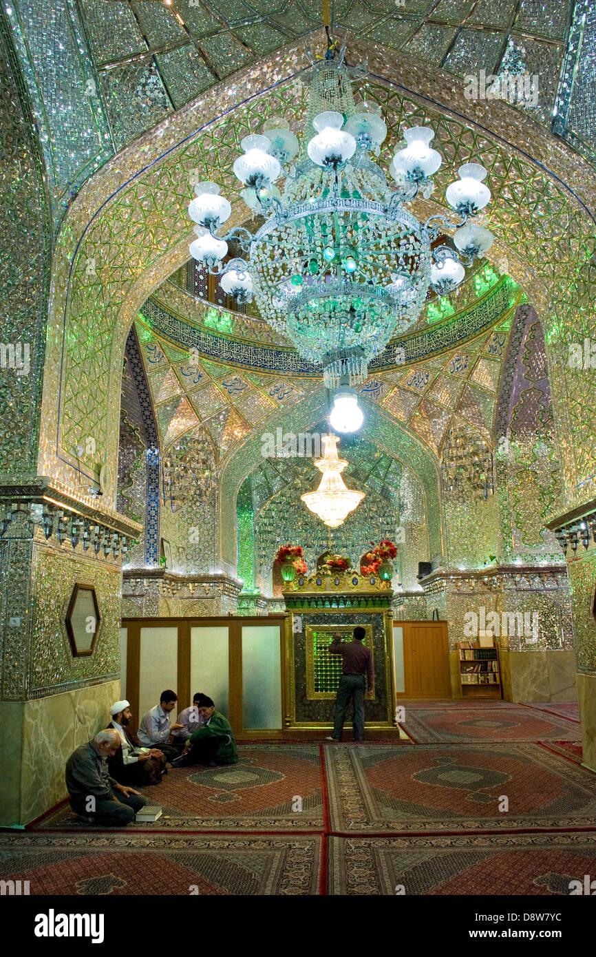 Iran, Shiraz, Aliebne Hamze Shrine Stock Photo - Alamy