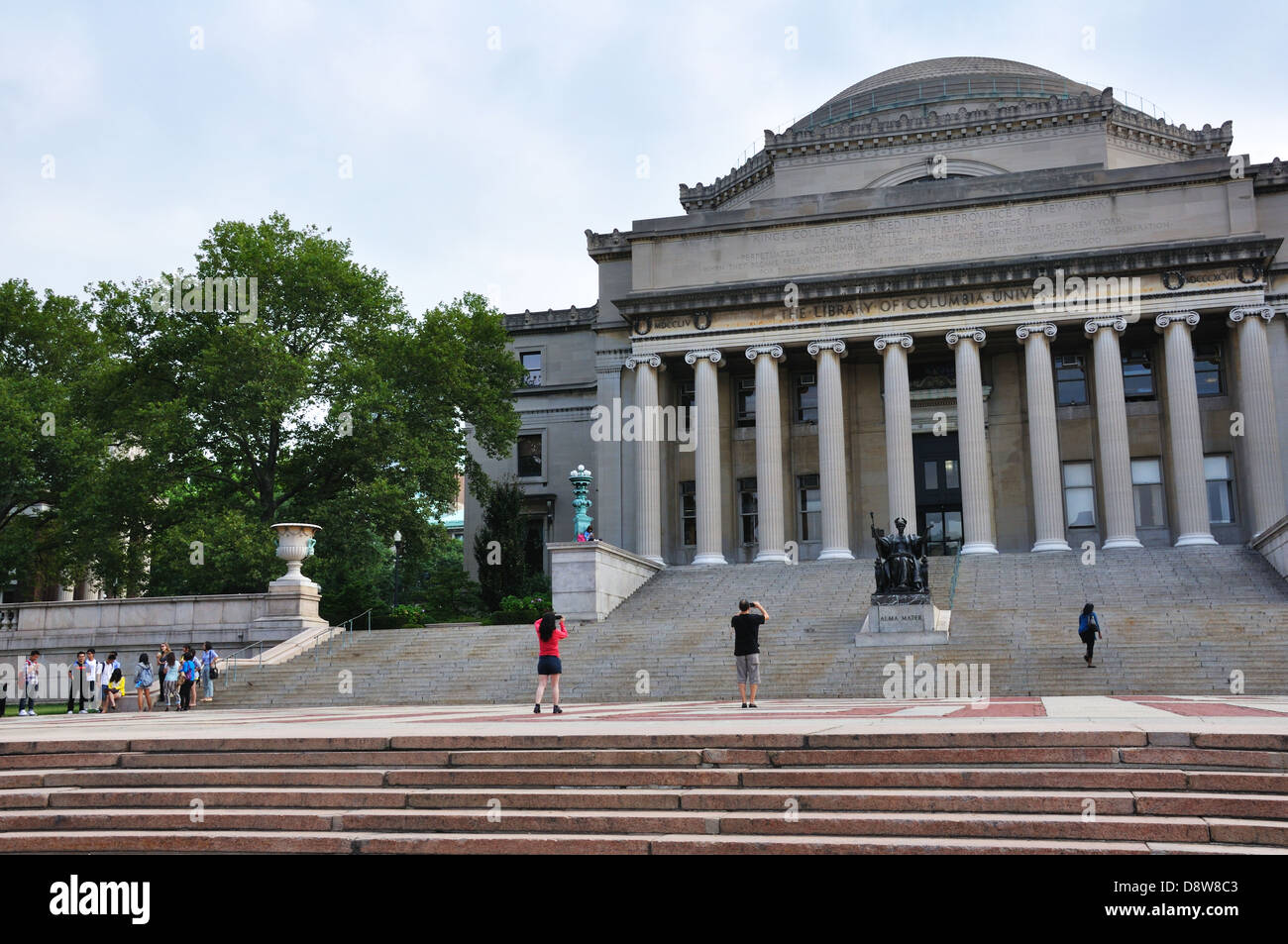 Columbia University campus, New York City, USA - Low Memorial Library ...