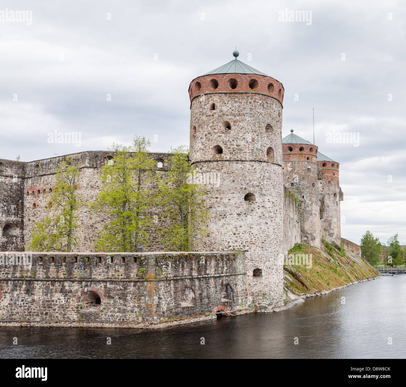 Olavinlinna medieval castle st olafs hi-res stock photography and ...