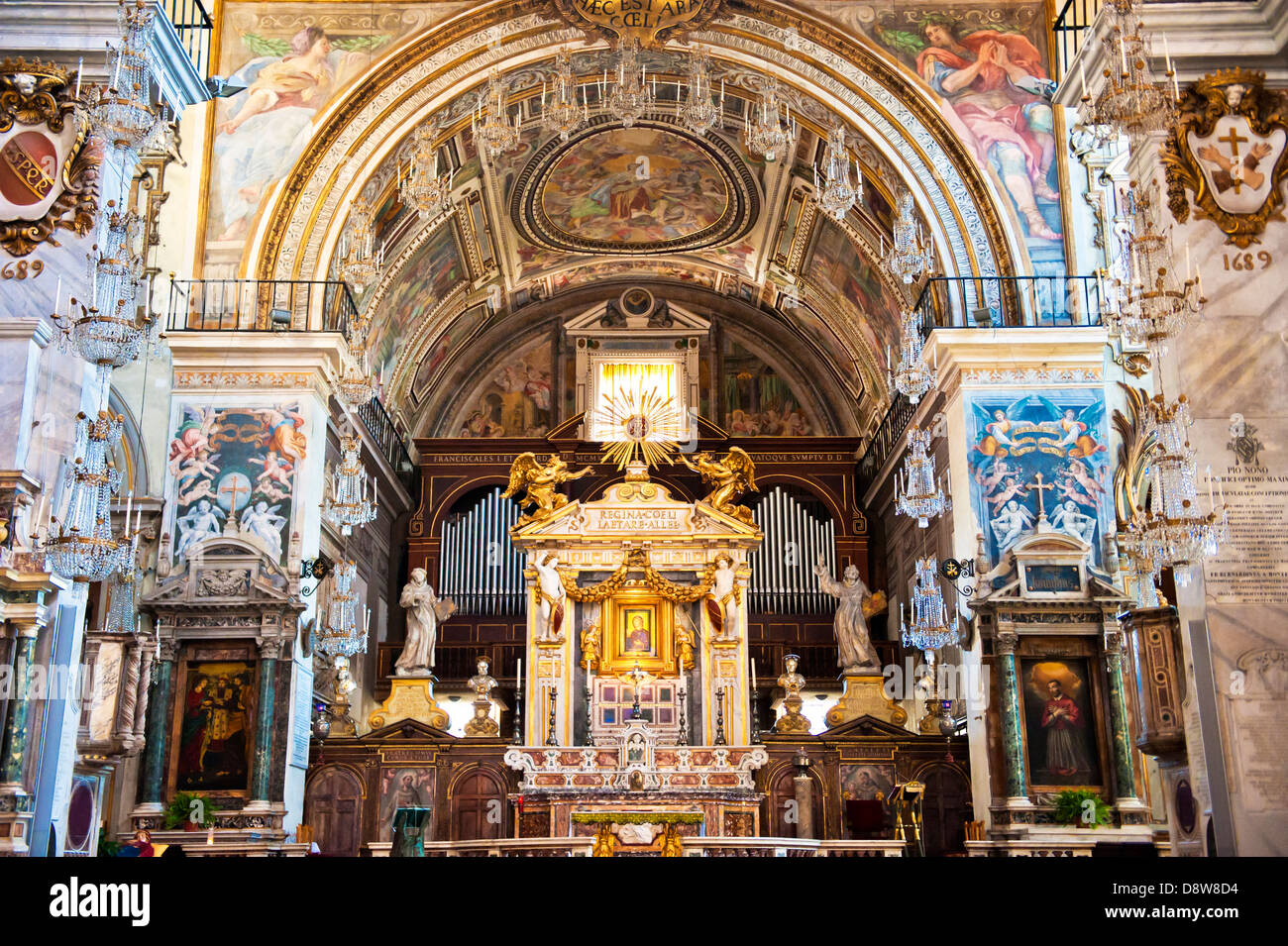 Altar of the Santa Maria in Aracoeli Stock Photo - Alamy
