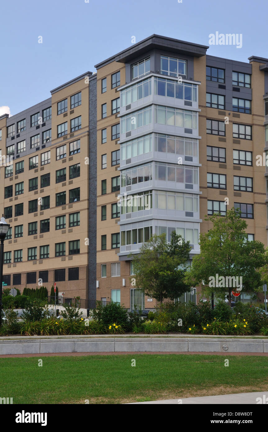Modern apartment building in New York City, USA Stock Photo - Alamy