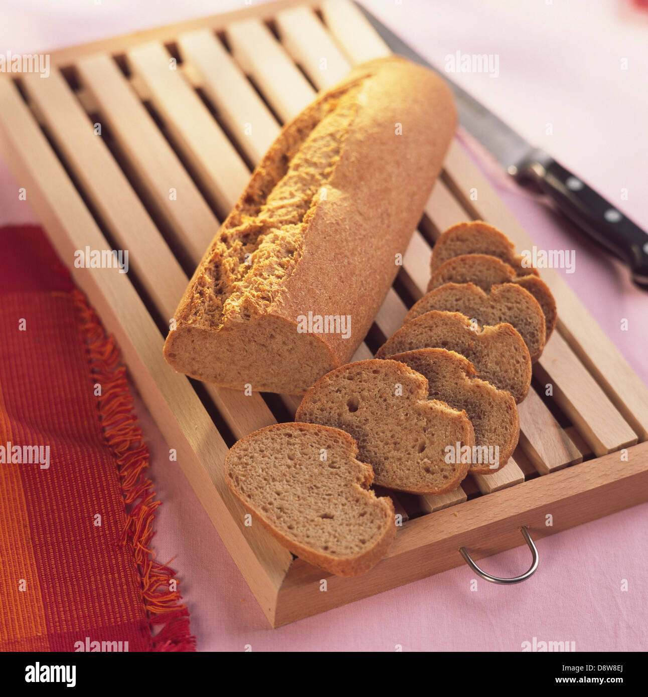 Sliced bread loaf Stock Photo - Alamy