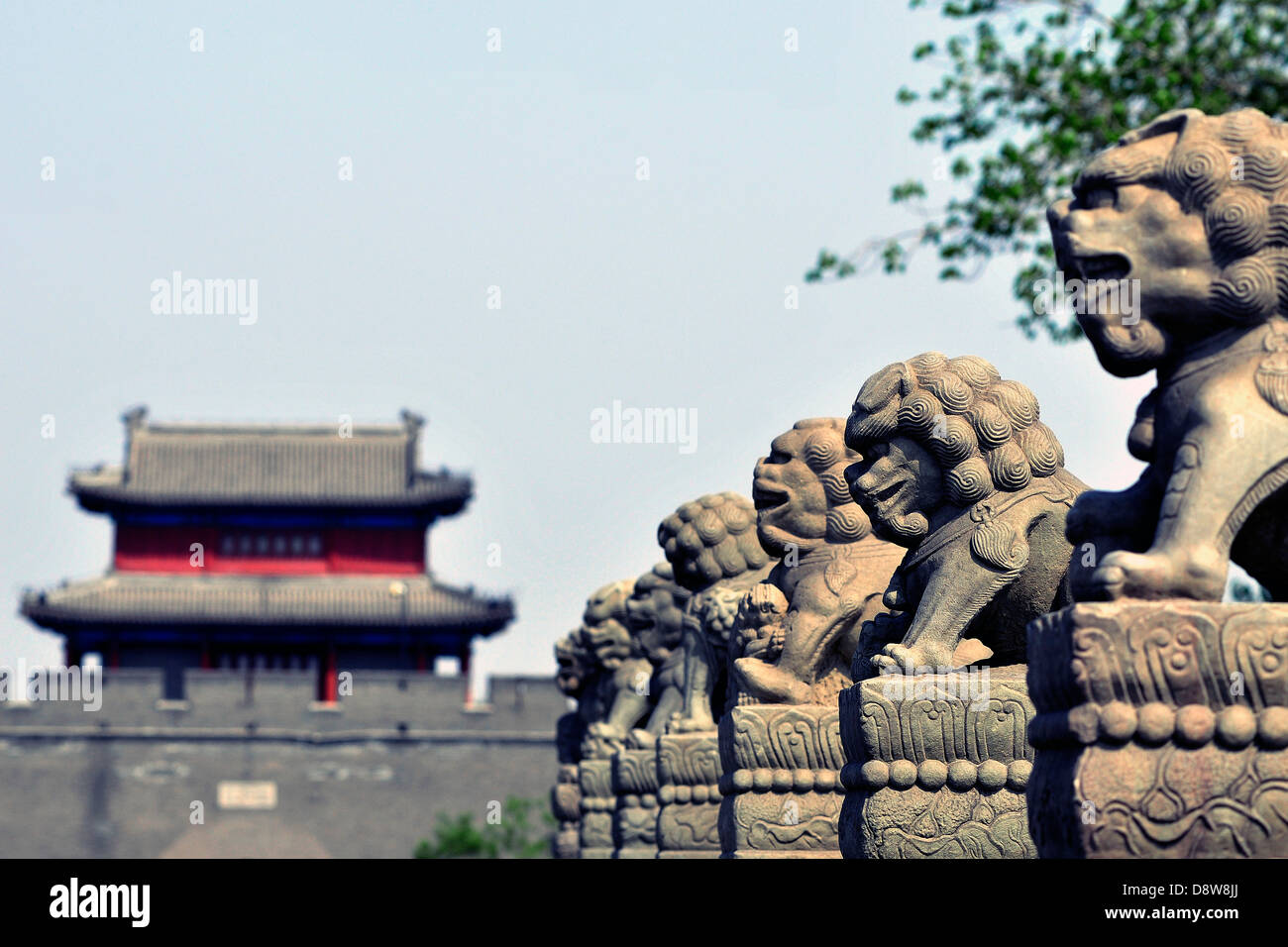 The old City Gate of Wanping City Stock Photo - Alamy