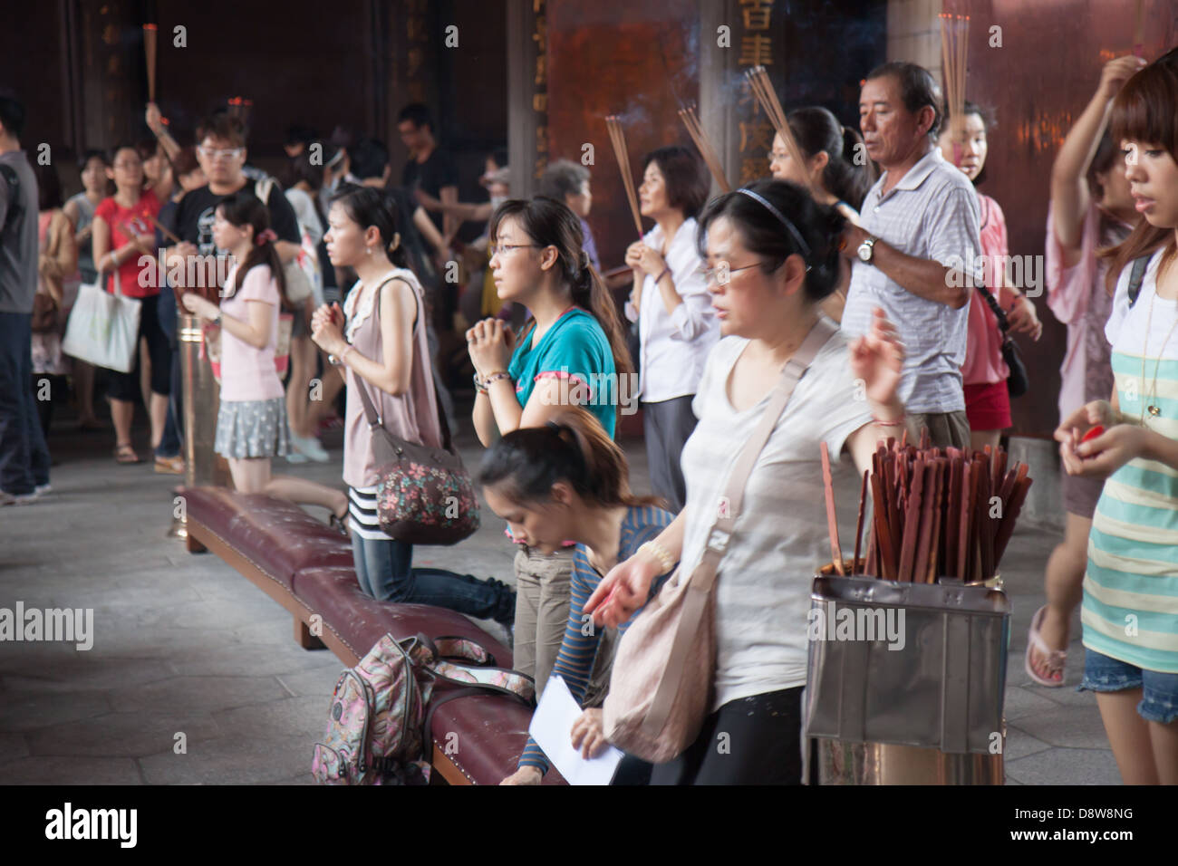 people in temple Stock Photo - Alamy