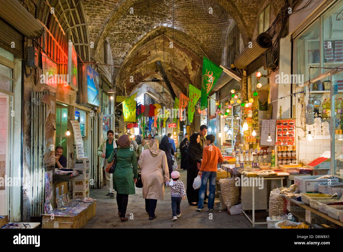 Iran, Tabriz, old bazaar Stock Photo - Alamy