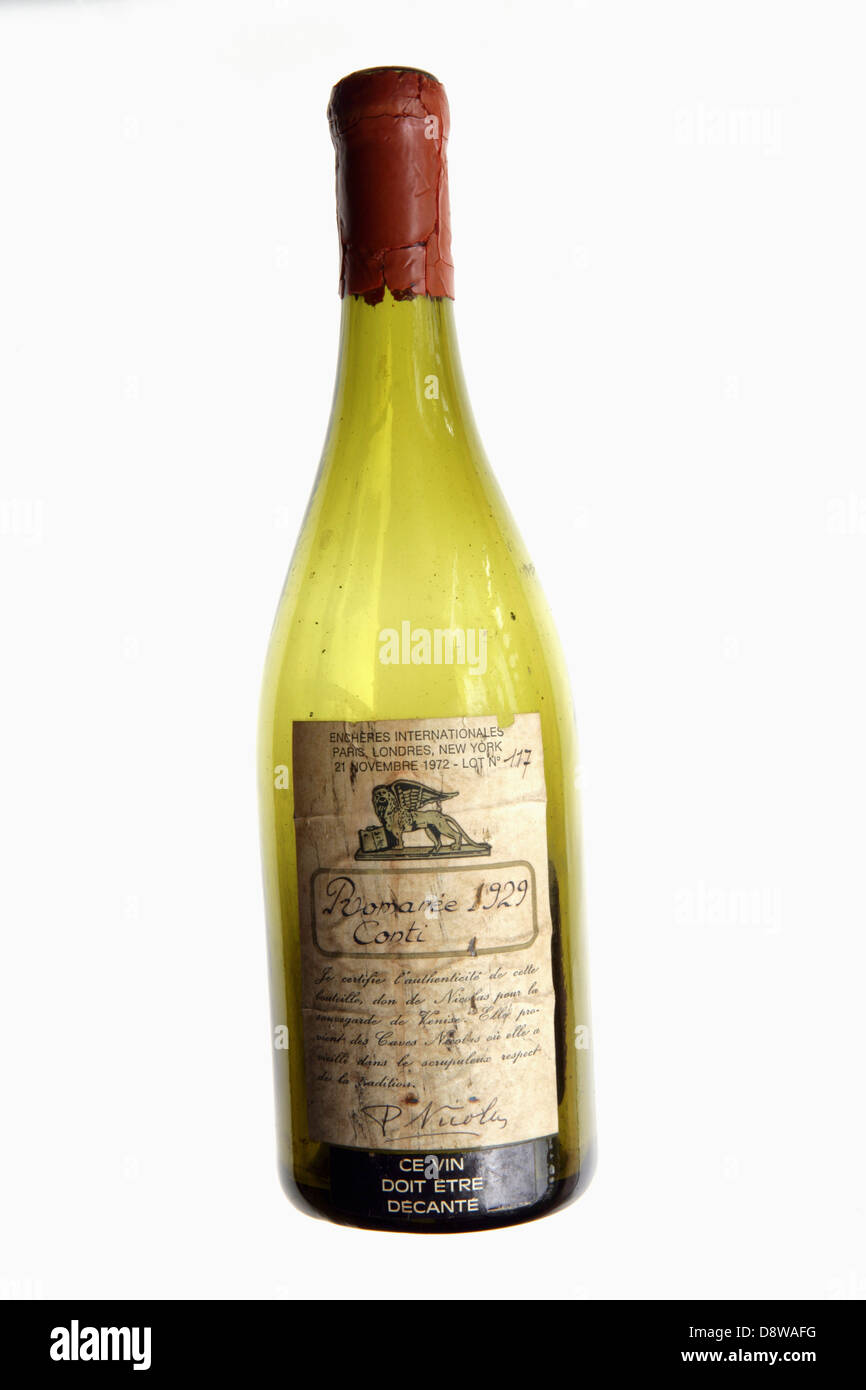 Romanee conti wine label hi-res stock photography and images - Alamy