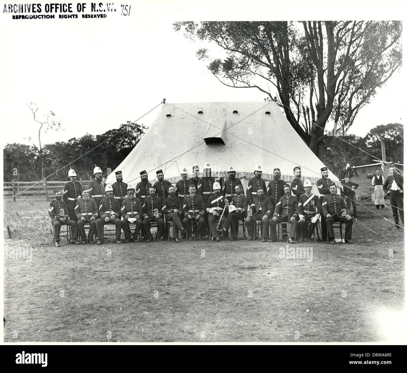 Soldiers at a Military Camp Stock Photo - Alamy