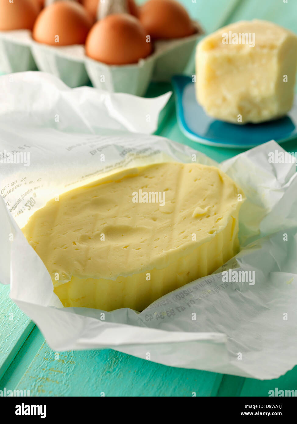 Slab of butter Stock Photo - Alamy