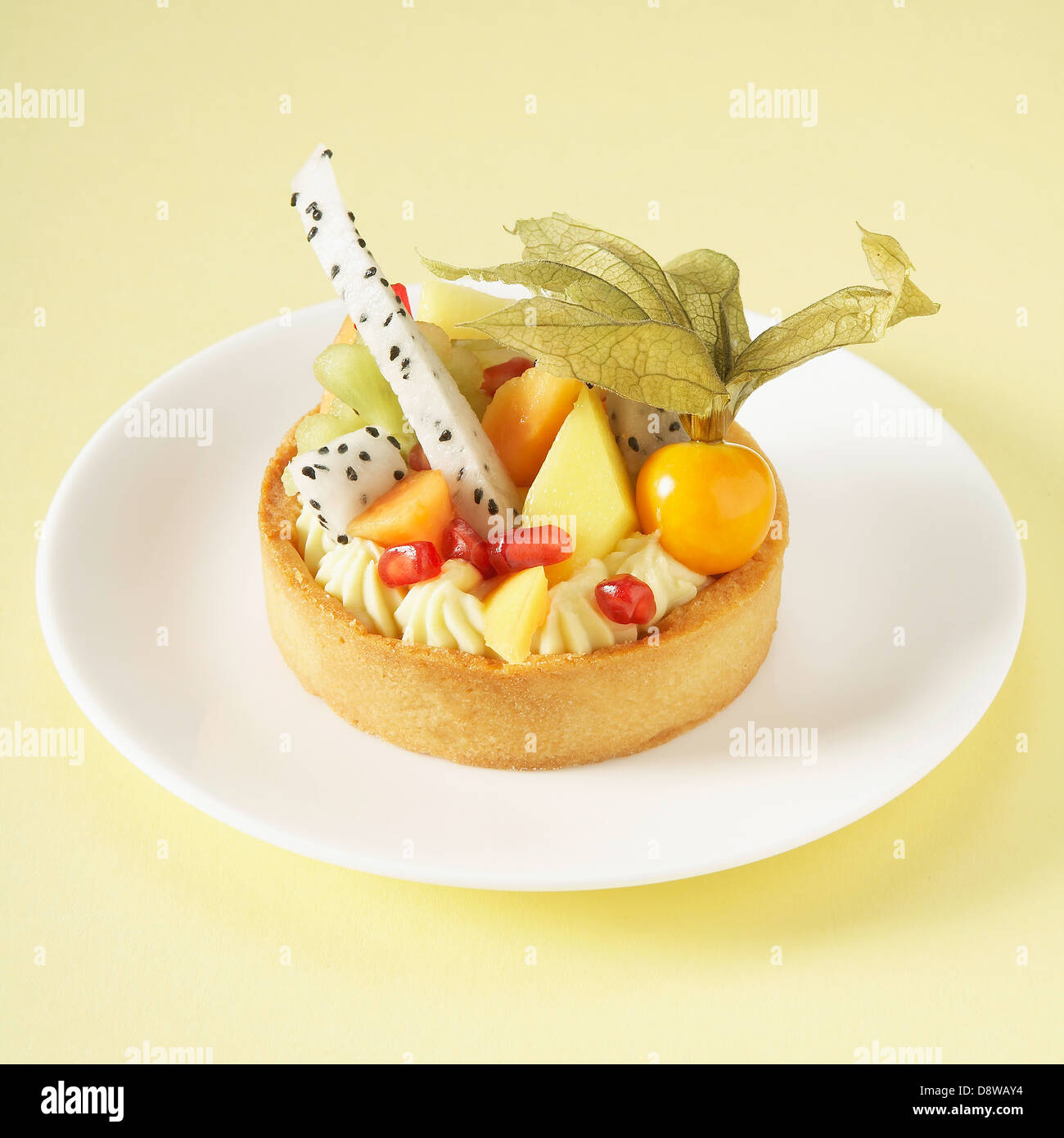 Exotic fruit tarlet Stock Photo - Alamy