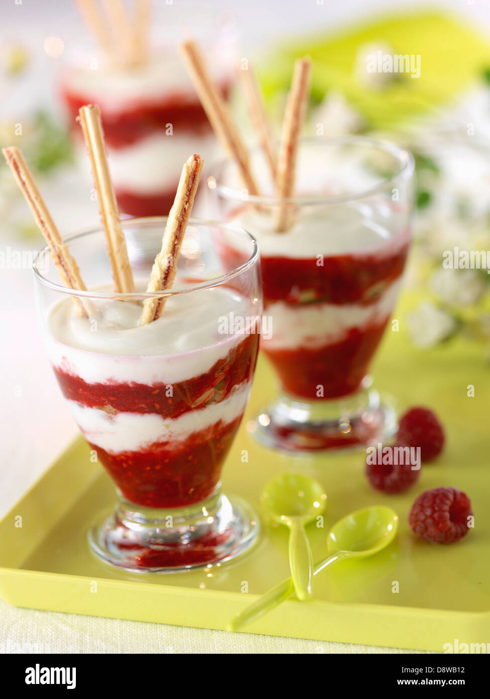 Raspberry wafer hi-res stock photography and images - Alamy