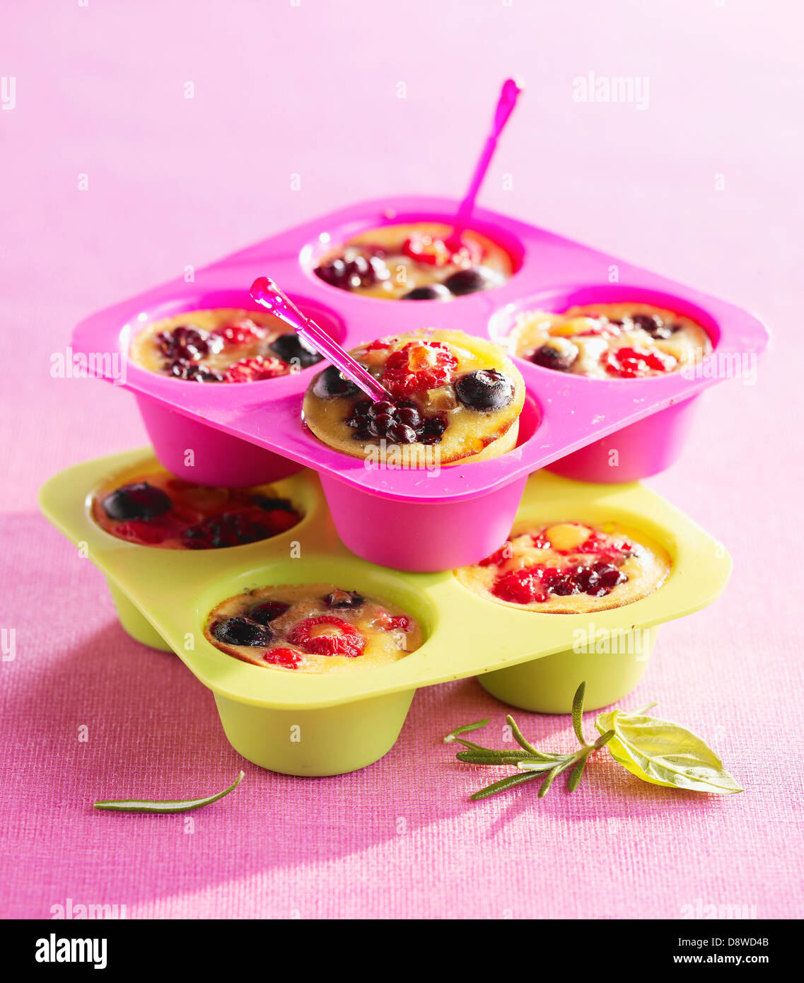 Summer fruit Fritatta Stock Photo - Alamy