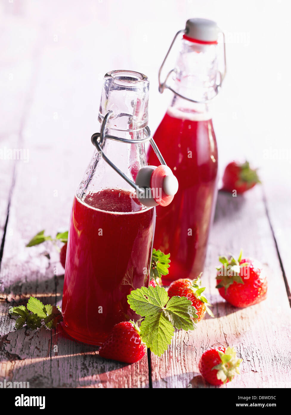 Strawberry syrup hi-res stock photography and images - Alamy