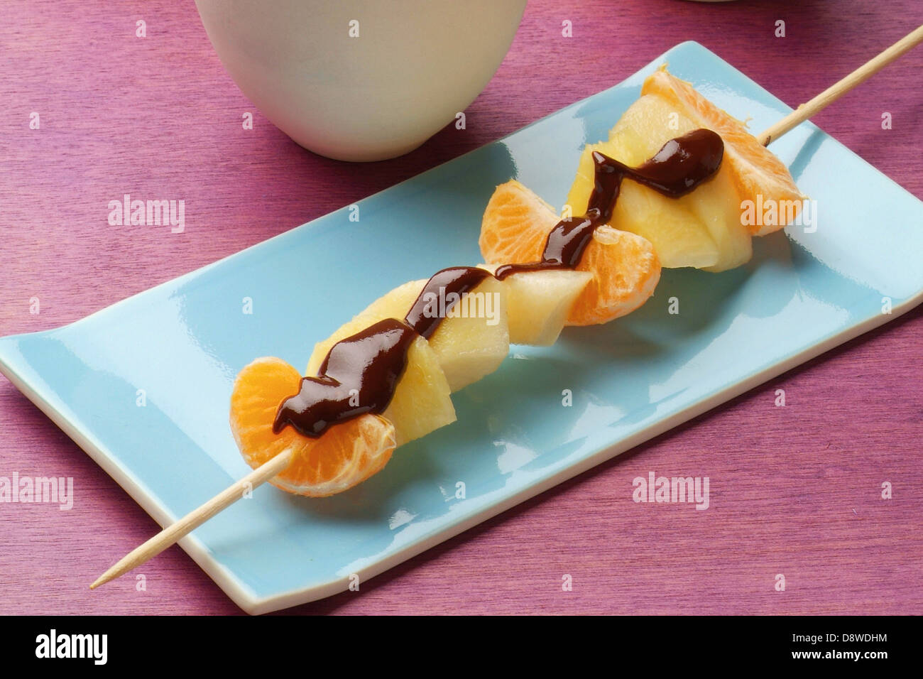 Fruit brochette hi-res stock photography and images - Alamy