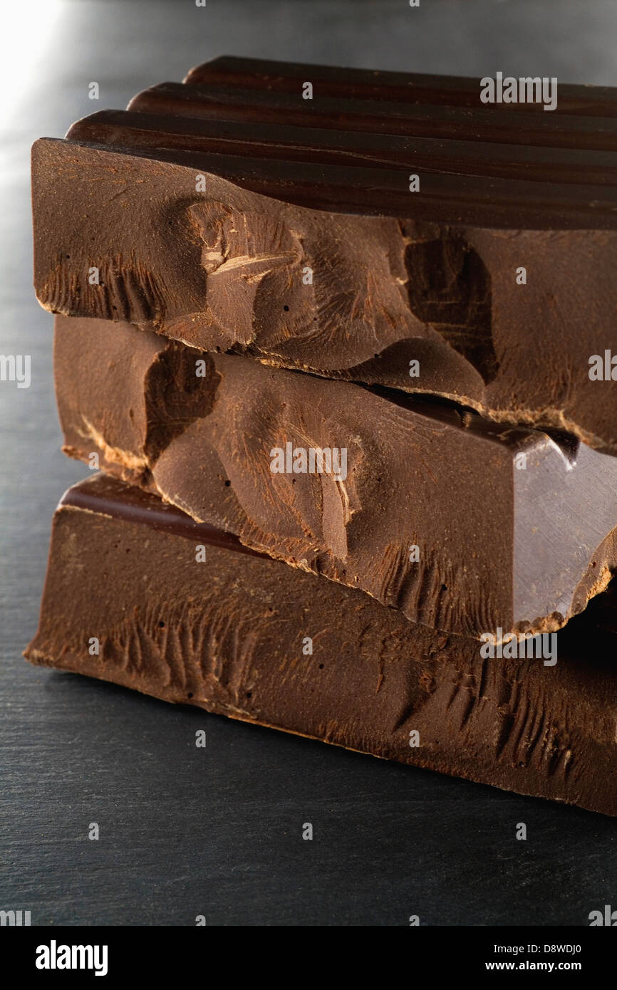 Thick chocolate bars for cooking Stock Photo - Alamy