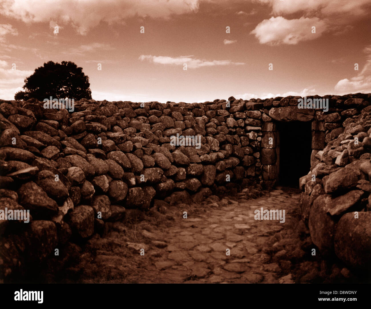 A stone wall, Sweden Stock Photo - Alamy