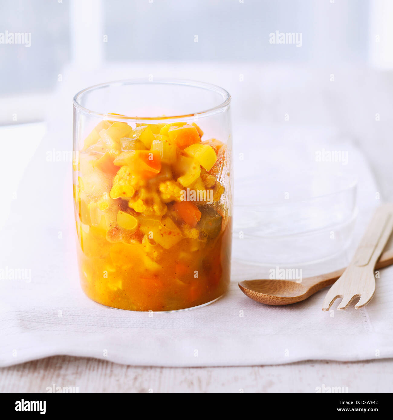 Jar of Piccalilli sauce Stock Photo - Alamy